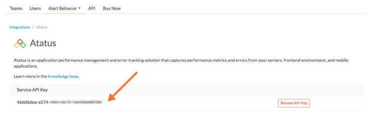Atatus Integration Guide - Splunk On-Call | Splunk On-Call Software