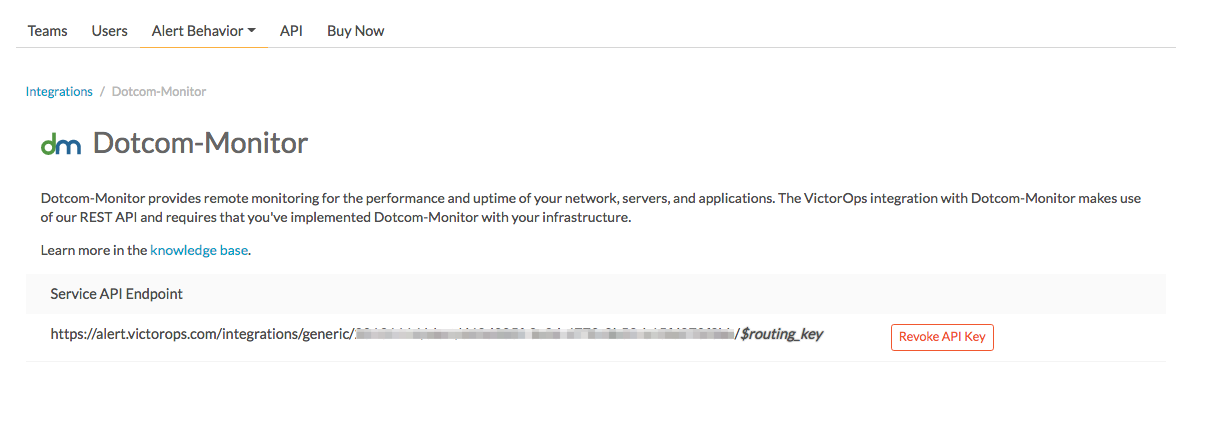 Dotcom-Monitor Integration Guide - Splunk On-Call | Splunk On-Call Software