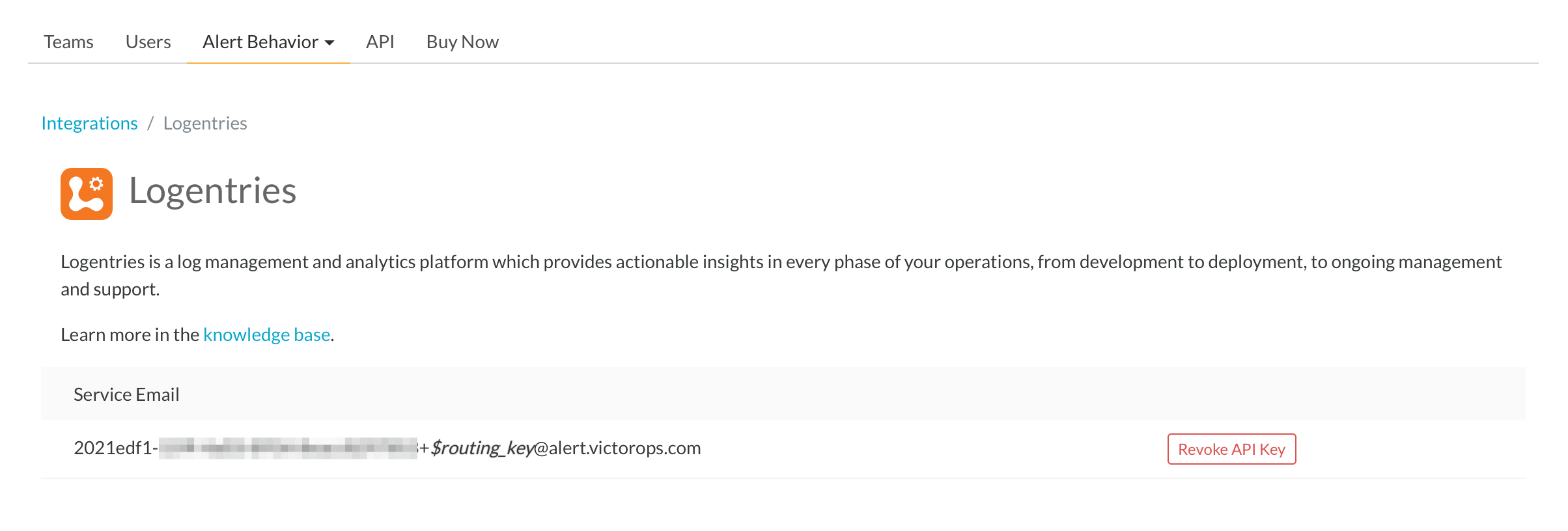 Logentries Integration Guide - VictorOps | Splunk On-Call Software