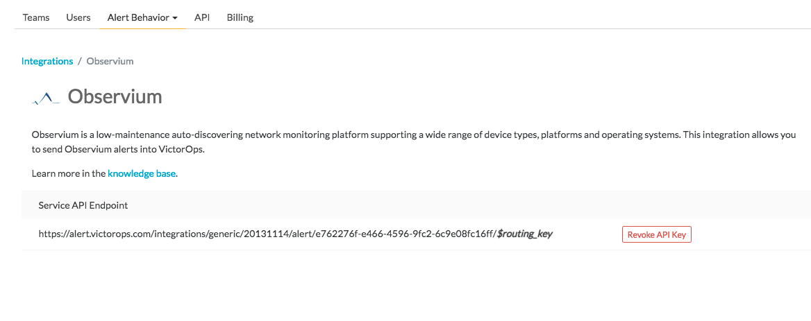 Observium Integration Guide - VictorOps | Splunk On-Call Software