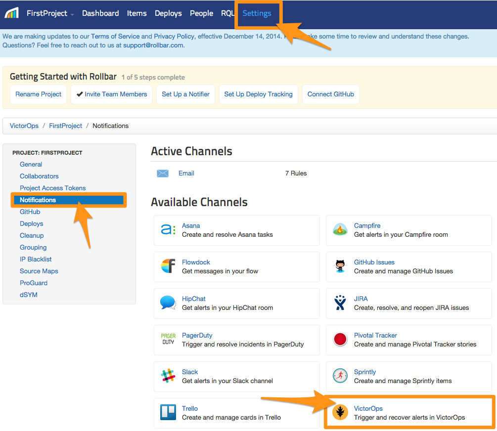 Rollbar Integration Guide - VictorOps | Splunk On-Call Software