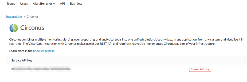 Circonus Integration Guide - VictorOps | Splunk On-Call Software