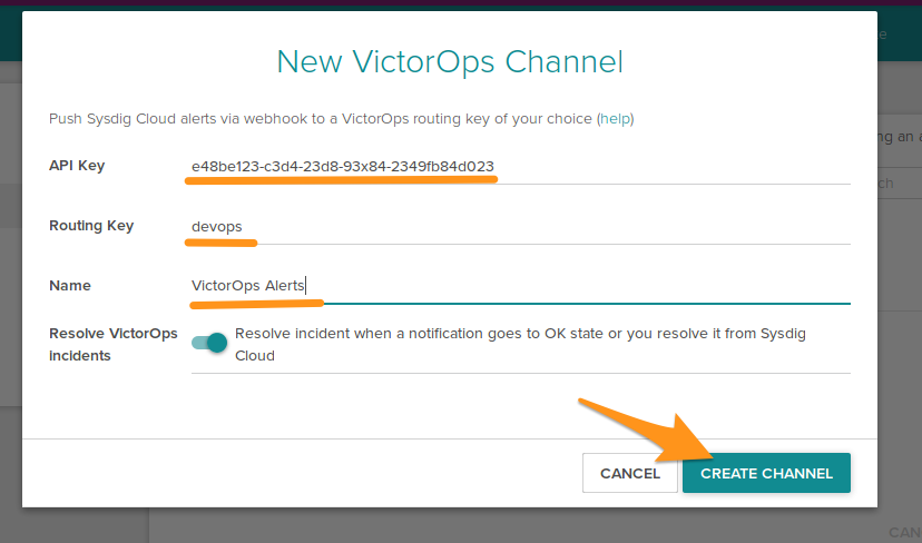 Sysdig Integration Guide - VictorOps | Splunk On-Call Software