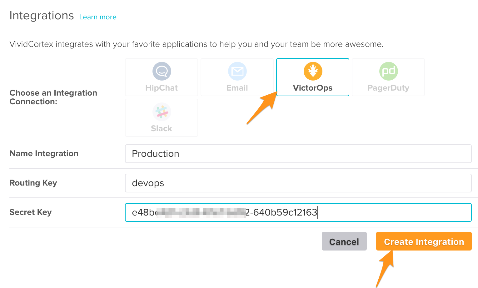 VividCortex Integration Guide - VictorOps | Splunk On-Call Software