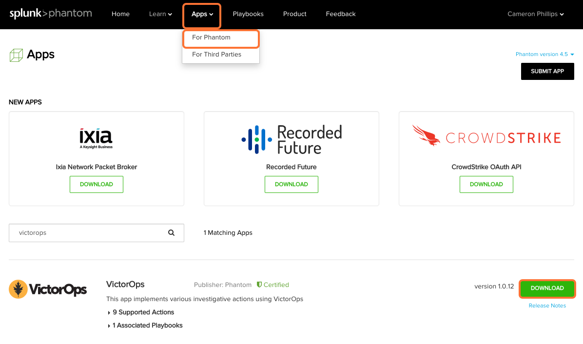 Phantom Integration Guide - Splunk On-Call | Splunk On-Call Software