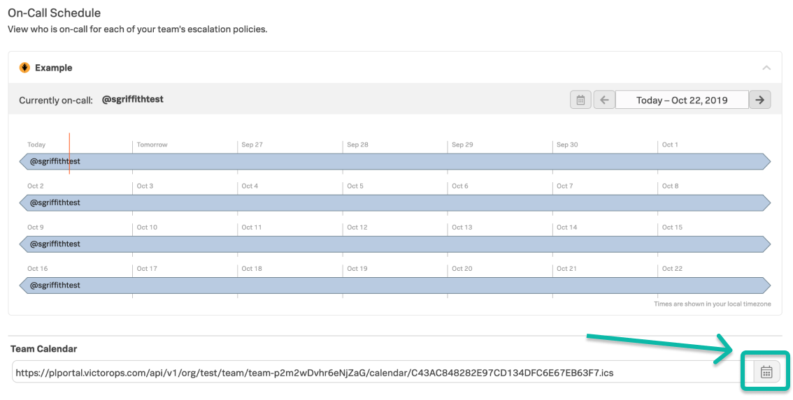 Calendar Export | Splunk On-Call Software