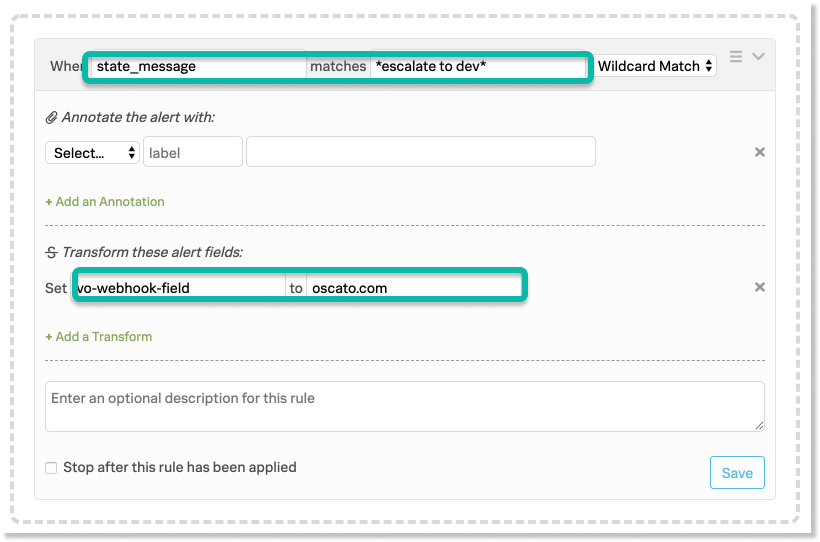 Custom Outgoing Webhooks | Splunk On-Call Software
