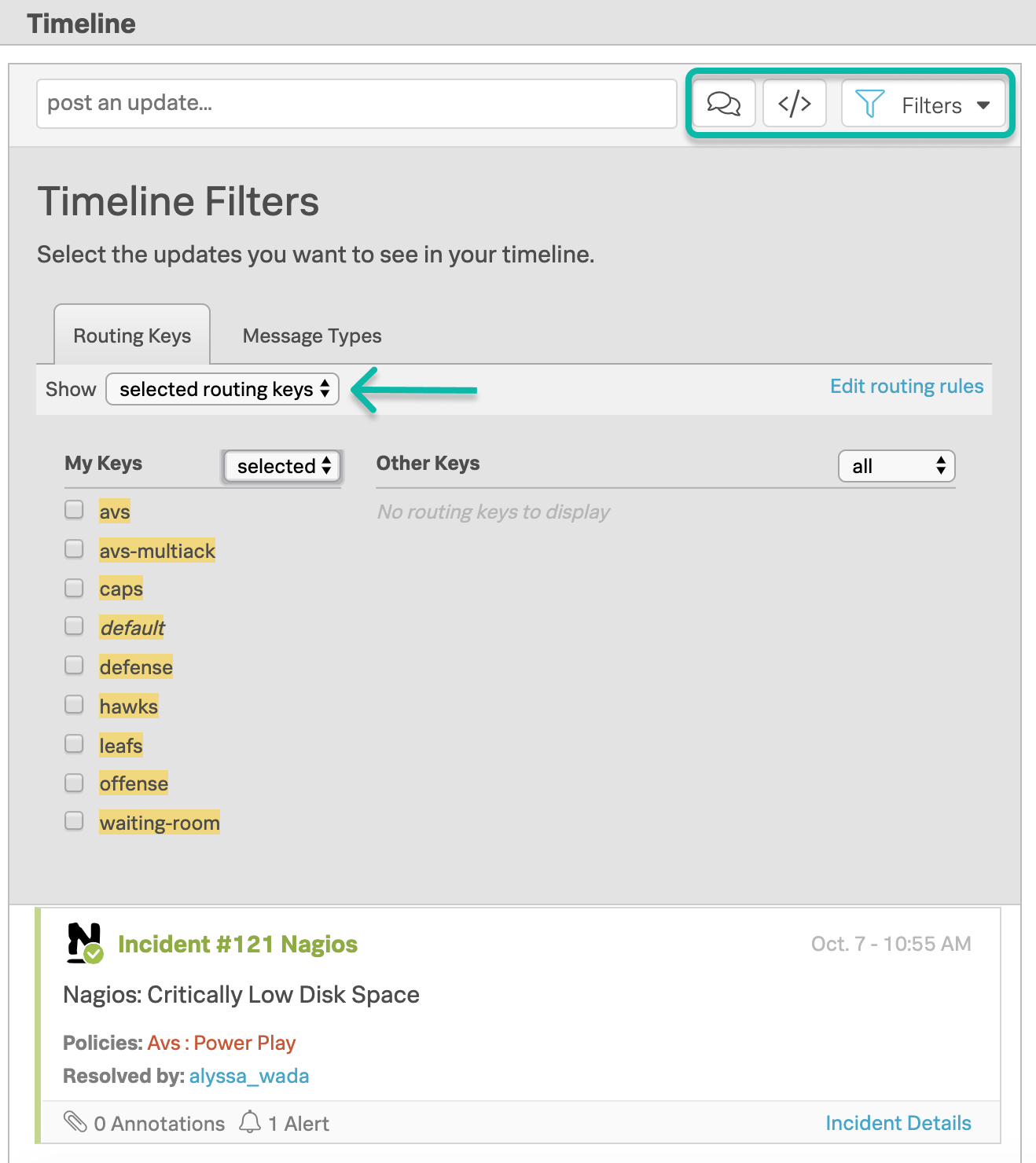 Timeline | Splunk On-Call Software