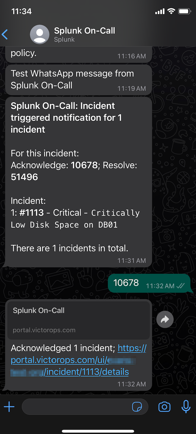 Notification Types | Splunk On-Call Software