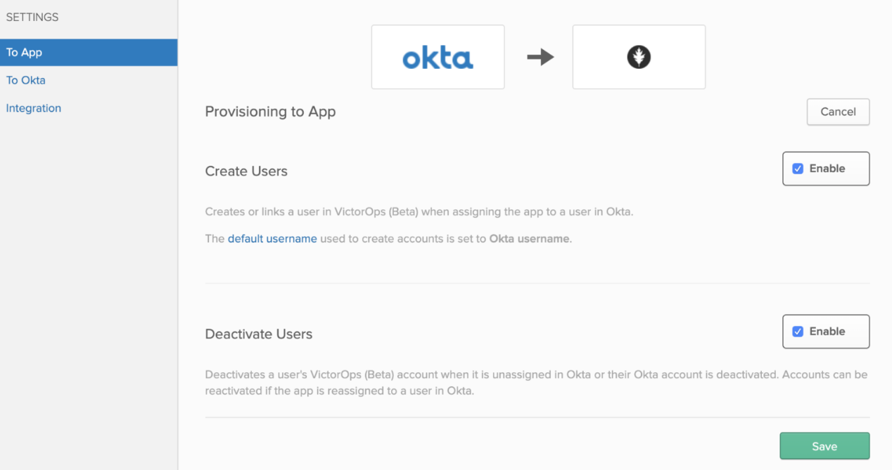 Setup Single Sign On (SSO) and User Provisioning with Okta SCIM | Splunk On-Call Software